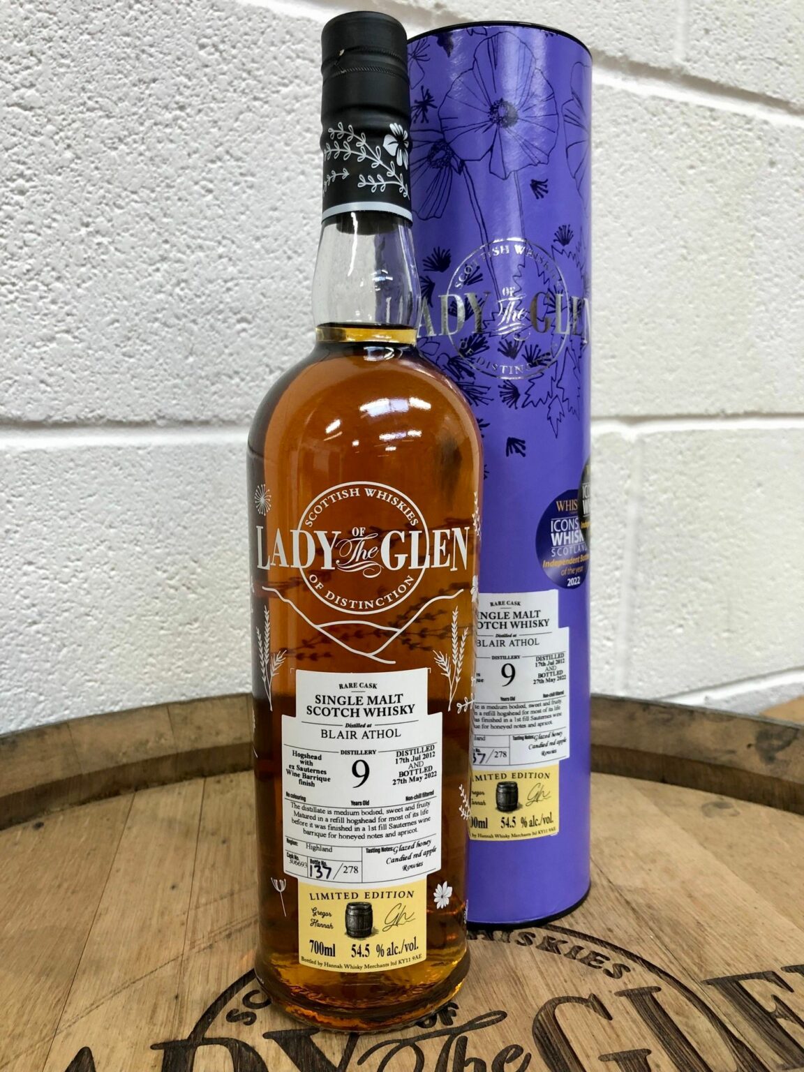 QTR 3 outrun | Lady of the Glen - Scottish Whiskies of Distinction